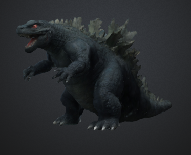 STL file Godzilla texturé 📽️ ・3D print design to download・Cults