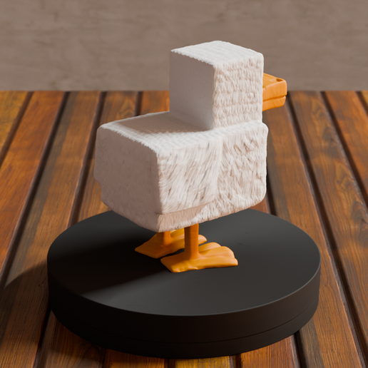 🎬 A Minecraft Movie Chicken・ STL File for 3D printing・Cults