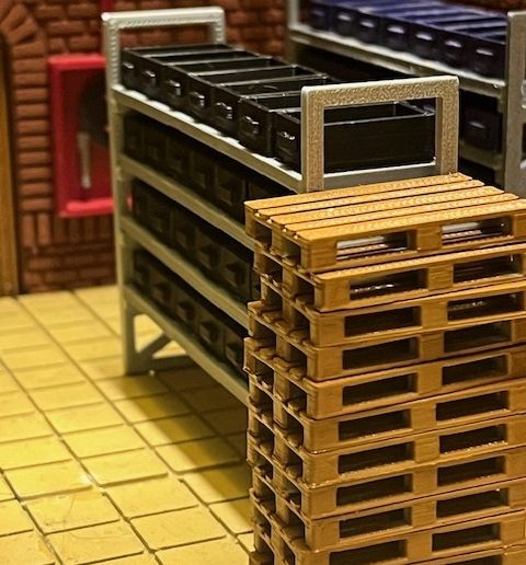 🚚 Storage rack with boxes Werstadt, Betreibswerk G-gauge, Gauge 1 ...