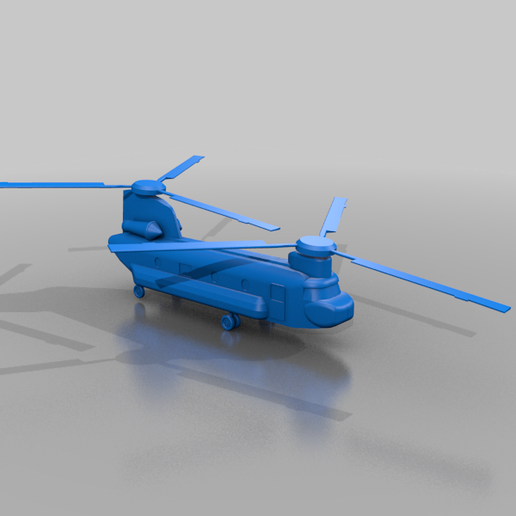 🚁 CH-47 Chinook transport helicopter・Free 3D File for ・Cults