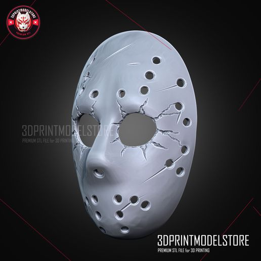 💬 Jason Mask Friday The 13th 3D Print Model - Anime, Manga, Cosplay ...