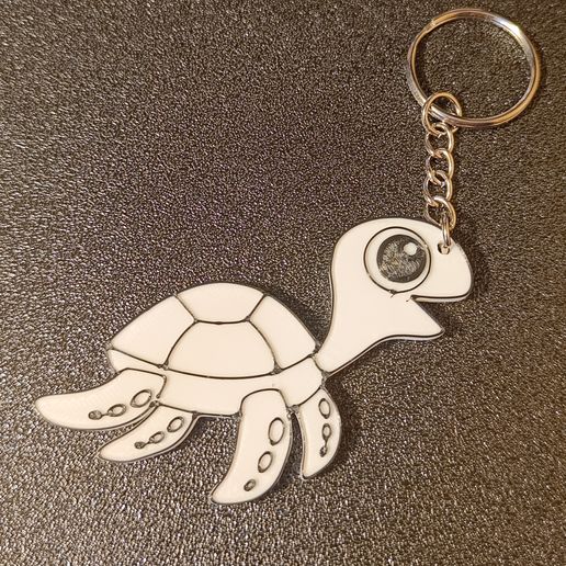 STL file Turtle keychain 🐢 (STEP)・3D print design to download・Cults