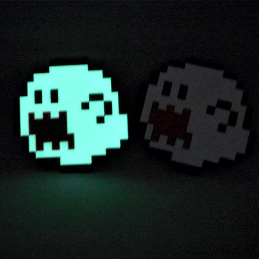 3D file SUPER MARIO Boo Coaster 🎁 ・3D print model to download・Cults