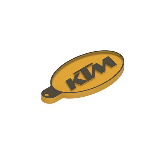 🗝️ KTM Logo Keychain - 3D Model・ STL File for 3D printing and CNC ...