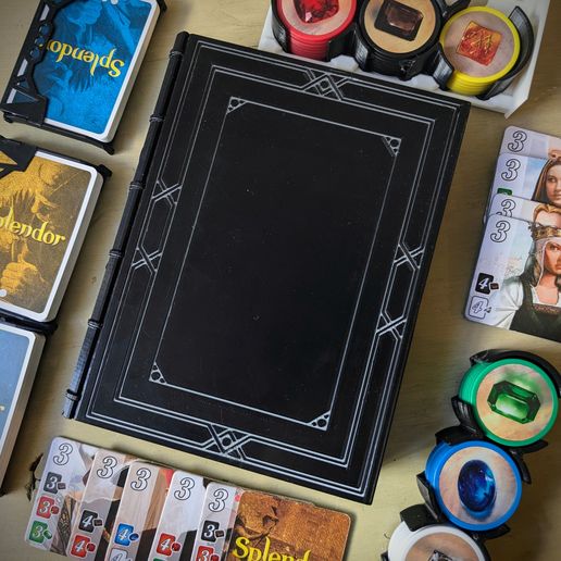 STL file Splendor Book Box 📚 ・Model to download and 3D print・Cults