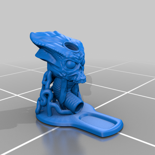 💀 Demon Skull Dice Tower・Free 3D File for ・Cults