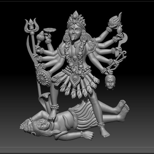 🛕 Kali ma・ STL File for 3D printing・Cults