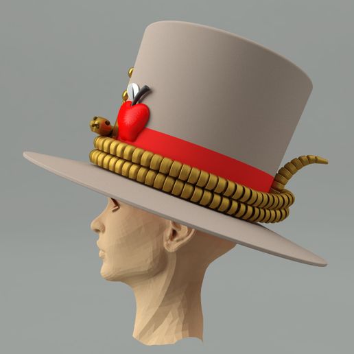 🏨 Hazbin hotel Lucifer Apple cane and Hat accessories. TV series ...