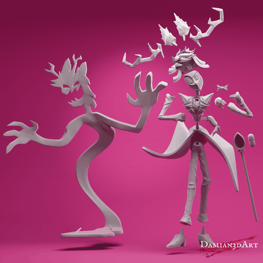 🏨 Alastor Hazbin Hotel STL 3D model・ STL File for 3D printing・Cults