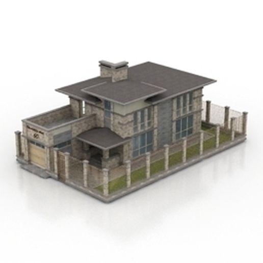 Free STL file House・3D print design to download・Cults