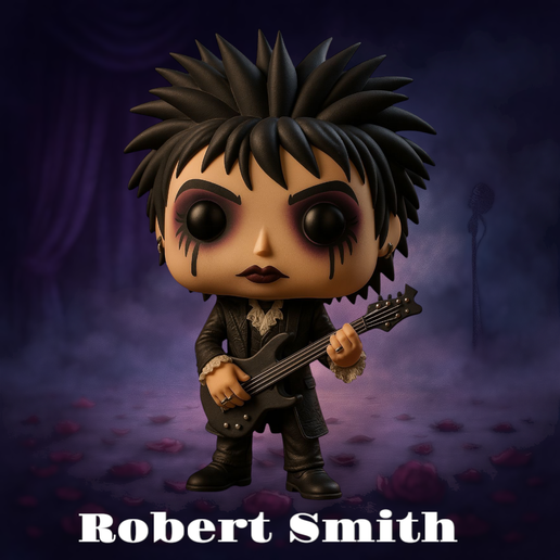 🎨 Robert Smith Funko Pop Style Figure – The Cure 45th Anniversary 3D ...