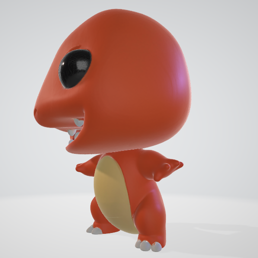 🎨 Funko Pop Charmander - Fan Art・ STL File for 3D printing・Cults