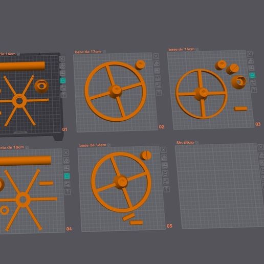 🔑 enhanced rotating key ring display stand・ 3MF File for 3D printing・Cults