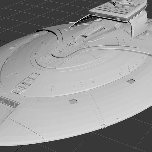 OBJ file Federation - Kensah -Class Cruiser 🖖 ・3D print model to ...