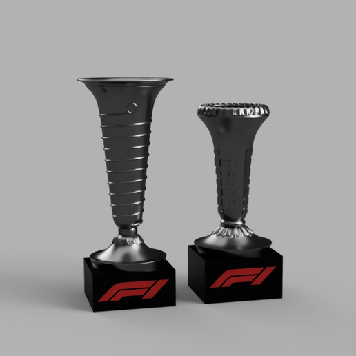 🏆 F1 Champions Trophy Drivers + Constructors・Archivo STL para Impresión ...