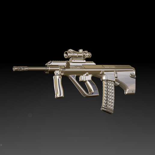 🔫 AUG Rifle for Printing・ STL File for 3D printing and CNC machining ...