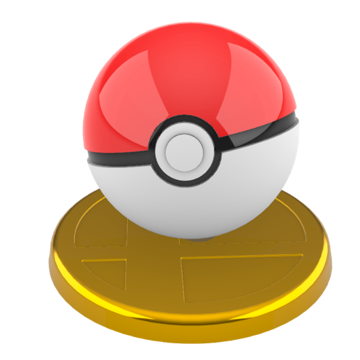 🐉 Super Smash Bros Pokemon Pokeball Trophy・ STL File for 3D printing・Cults