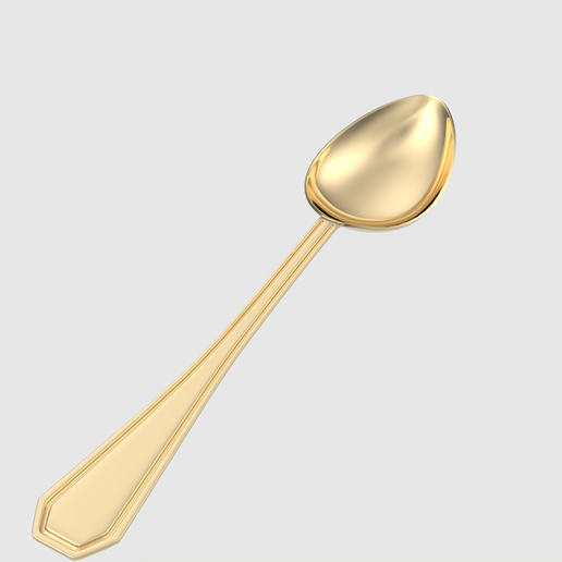 🥄 Elegant Classic Spoon Design 3D print・ 3D File for 3D printing・Cults