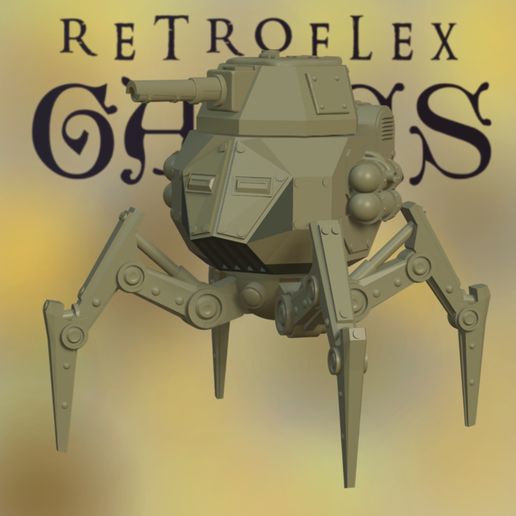 🔥 German ww2 flammespinne mech walker・Free STL File for 3D printing・Cults