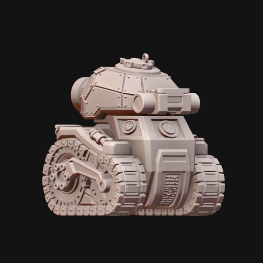 🪖 Chibi tank・ STL File for 3D printing・Cults