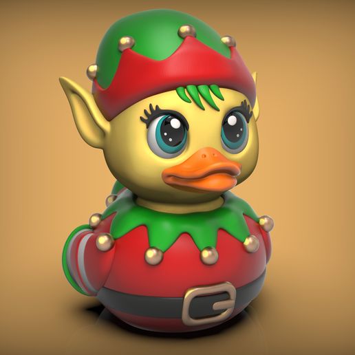 🧝 Elf Duck・ STL File for 3D printing・Cults
