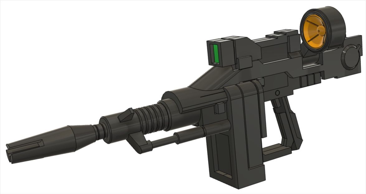 3D file 1/144 Beam Rifle (Early Type) Gundam The Origin Version・Model ...