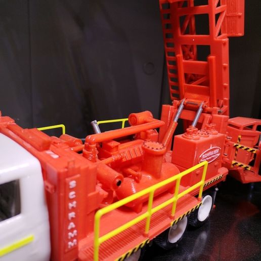 🚚 SCHRAMM 685 DRILLING RIG・ STL File for 3D printing・Cults