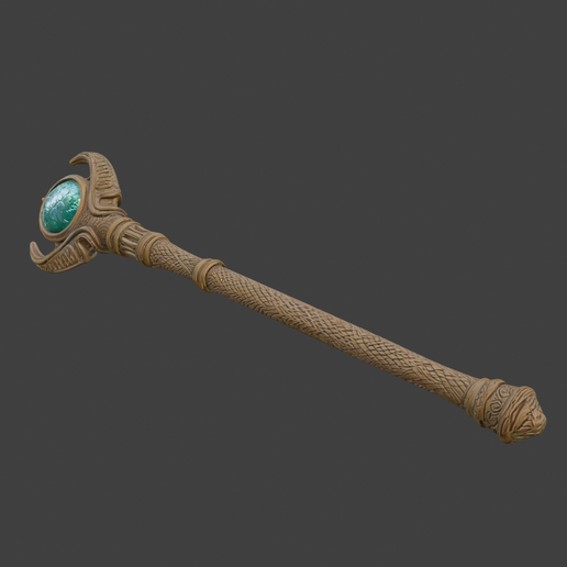 🦸 Staff of Magnus・ STL File for 3D printing・Cults