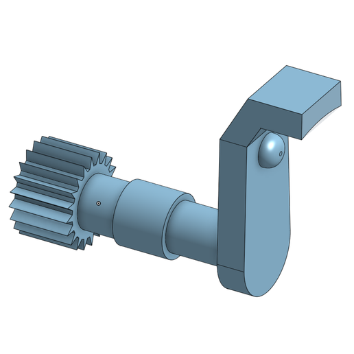 🔫 AAP-01C Selector Lever・Free STL File for 3D printing・Cults