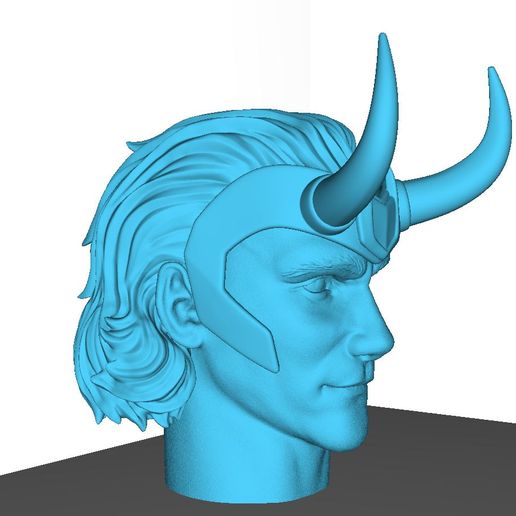 🎨 Loki Head - Tom Hiddleston - Loki TV series 2021 - High Quality 3D ...