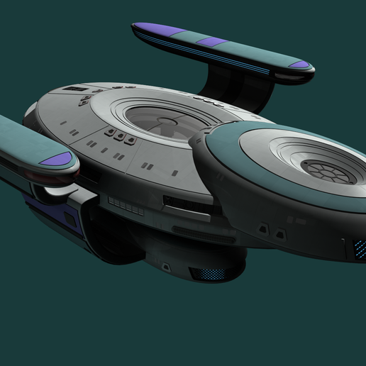 3D file Grissom Class STO / Jim Martin Voyager Concept 🖖 ・Model to ...