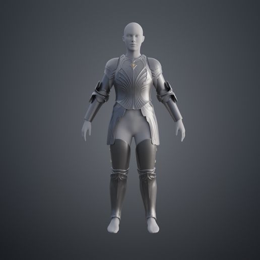 🧝 Galadriel armor - Rings of Power・ 3D File for ・Cults