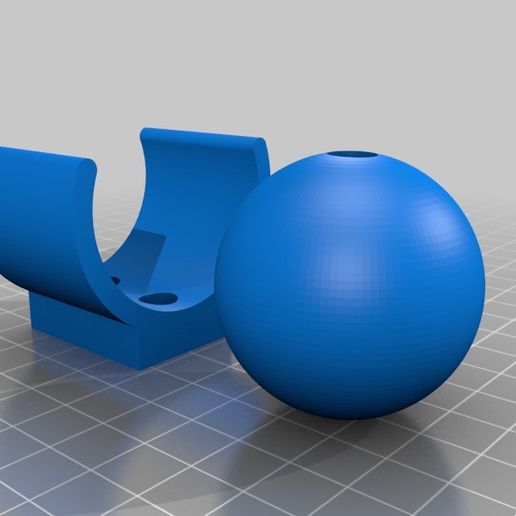 Archivo 3D gratis Cierres de bola de la puerta (tope de la puerta)・Modelo para descargar y ...