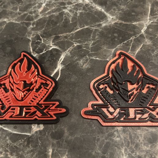 3D printed VTX Logo • made with Flashforge 5M Pro・Cults