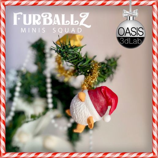 3D file BABY SANTA ORNAMENT 👶 ・3D printer design to download・Cults