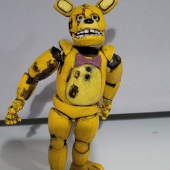 3D printer Spring Bonnie FNAF Movie Articulated Figure • made with ...