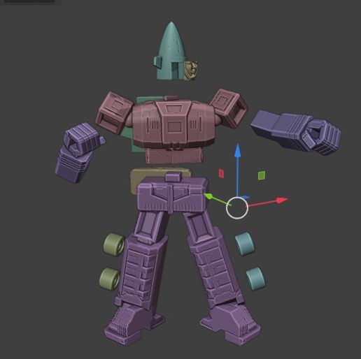 STL file Super Sentai Goggle V Robo Statue Fan Art 🎨 ・3D printable ...