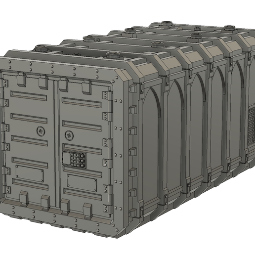 🎲 Shipping Container・Free STL File for 3D printing・Cults