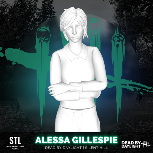 😵 Alessa Gillespie - Dead By Daylight & Silent Hill・ STL File for 3D ...