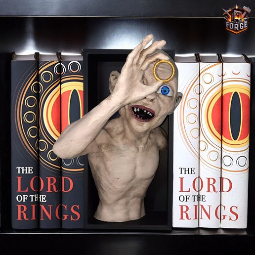 📚 GOLLUM - Lord of the Rings (Book Nook)・ 3D File for 3D printing・Cults