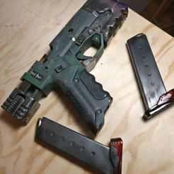 3D printer CYBERPUNK 2077 MILITECH VINDICATOR 9mm • made with ender 3・Cults