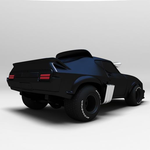 🚙 Ford Falcon XB Interceptor "Mad Max" - Cartoon・Archivo STL para ...