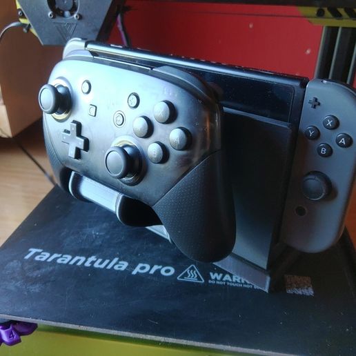 🎮 Switch Dock Pro Controller Holder・Free 3D File for ・Cults