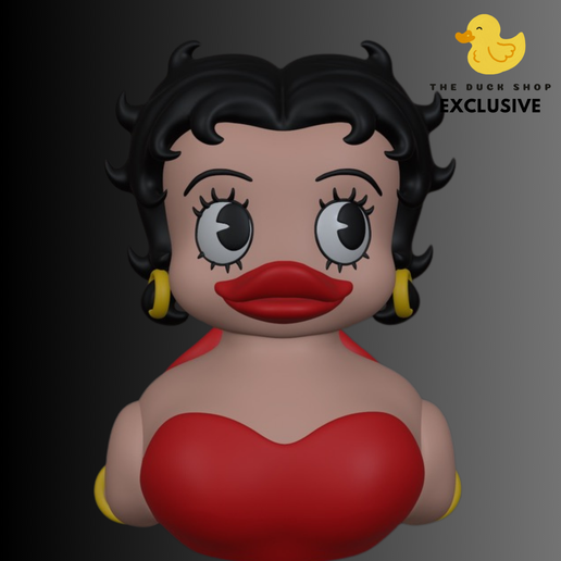 🦆 BETTY BOOP RUBBER DUCK・ STL File for 3D printing・Cults