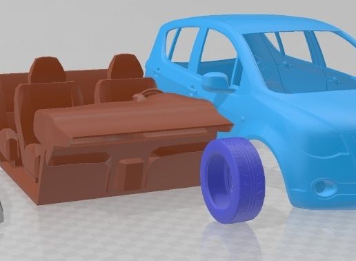 🚗 Opel Agila 2009 Printable Car・ 3D File for 3D printing・Cults