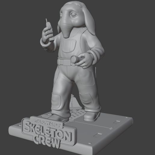 ⭐ NEEL - STAR WARS SKELETON CREW・ STL File for 3D printing・Cults
