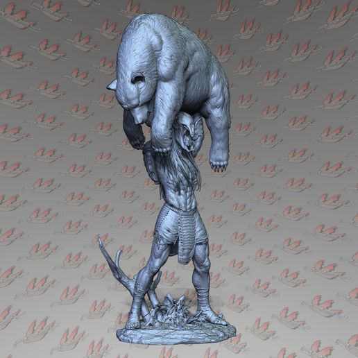 👽 FERAL PREDATOR・ 3D File for 3D printing・Cults