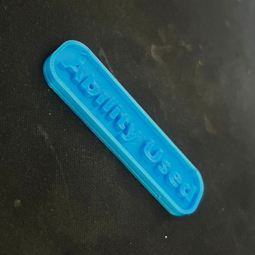 🐉 Pokemon TCG - Ability used token・Free STL File for 3D printing・Cults