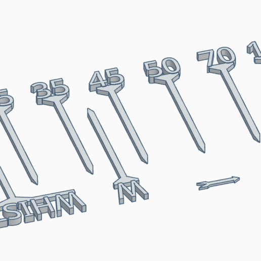 🛤️ Model Railway Speed and Whistle Signs・ STL File for 3D printing・Cults