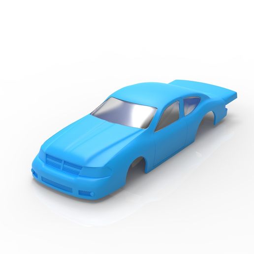 🦸 2010 Dodge Avenger drag race car rc body shell・ STL File for 3D ...